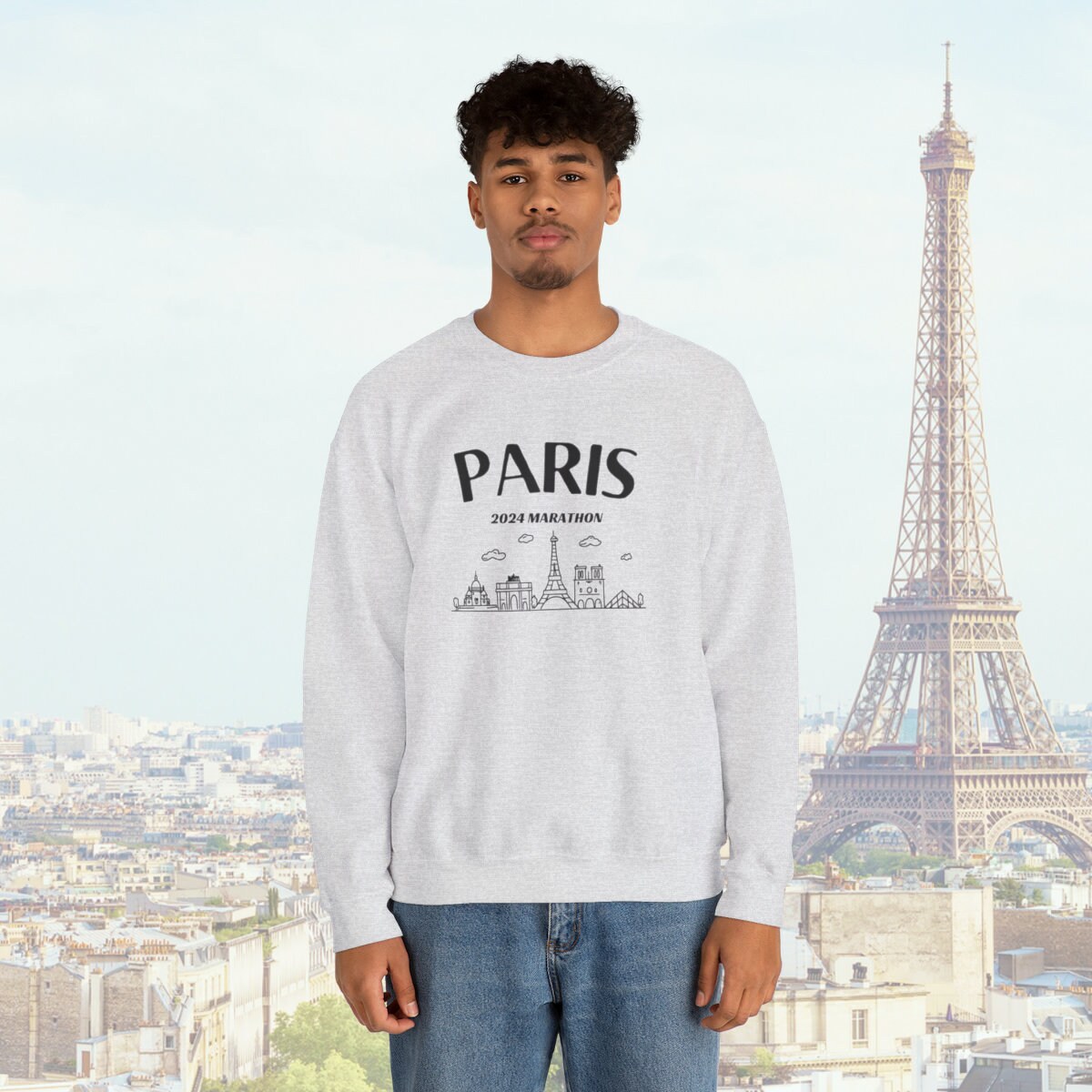 Paris Marathon Shirt 2024 Marathon De Paris Finisher Sweatshirt I Ran ...