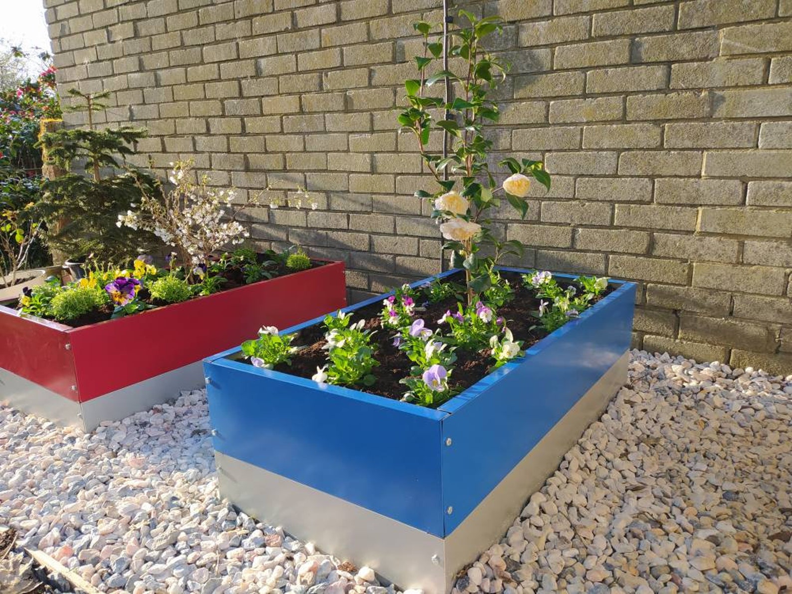 Blue Metal Garden Raised Bed Kit 100cm X 50cm - Etsy