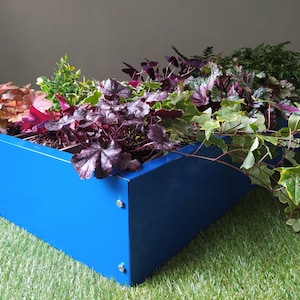 Blue Metal Garden Raised Bed Kit 100cm X 50cm - Etsy
