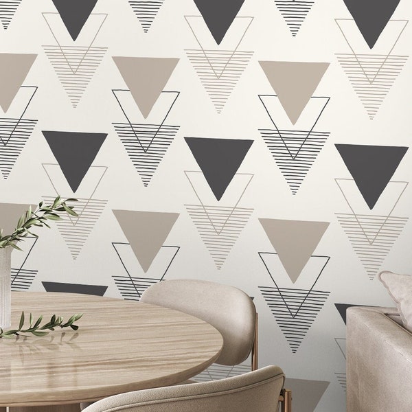 Triangle Wallpaper - Etsy