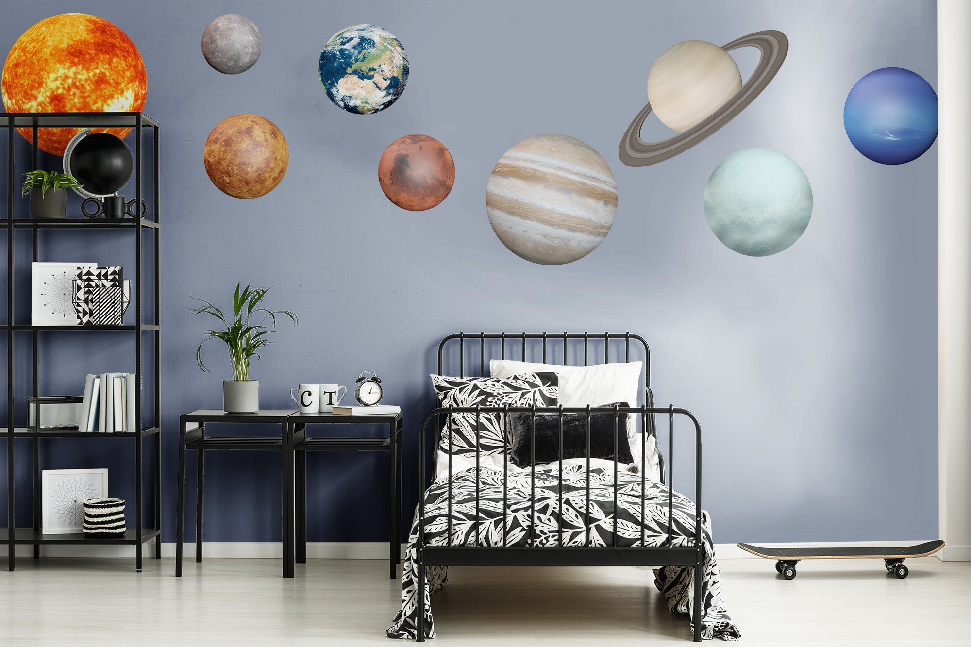 Planets Wall Decal Solar System Wall Sticker - Etsy