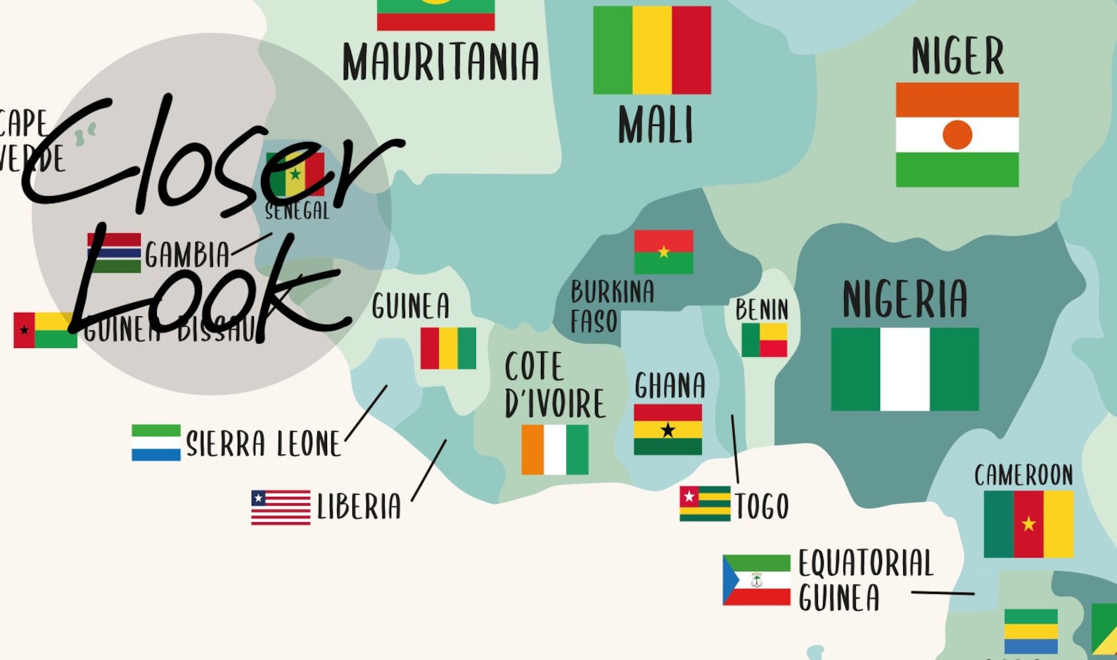 Kids Map Wallpaper Cute World Map With Country Flags Wall - Etsy India