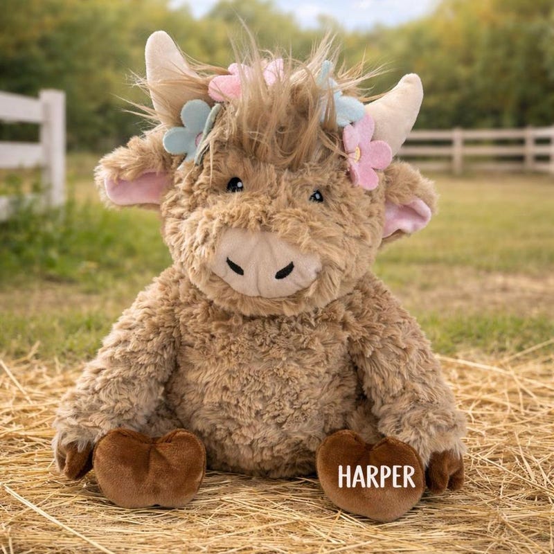 Highland Cow Easter Basket - Etsy