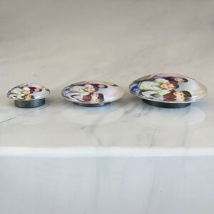 Personalized Photo Magnets: 1.5" Glass Set of 6 Reusable Tin Birthday ...