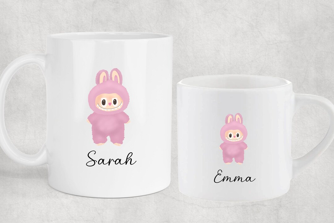 Personalised Labubu Mug, Childrens Labubu Mug, Labubu Mug Gift, Labubu ...