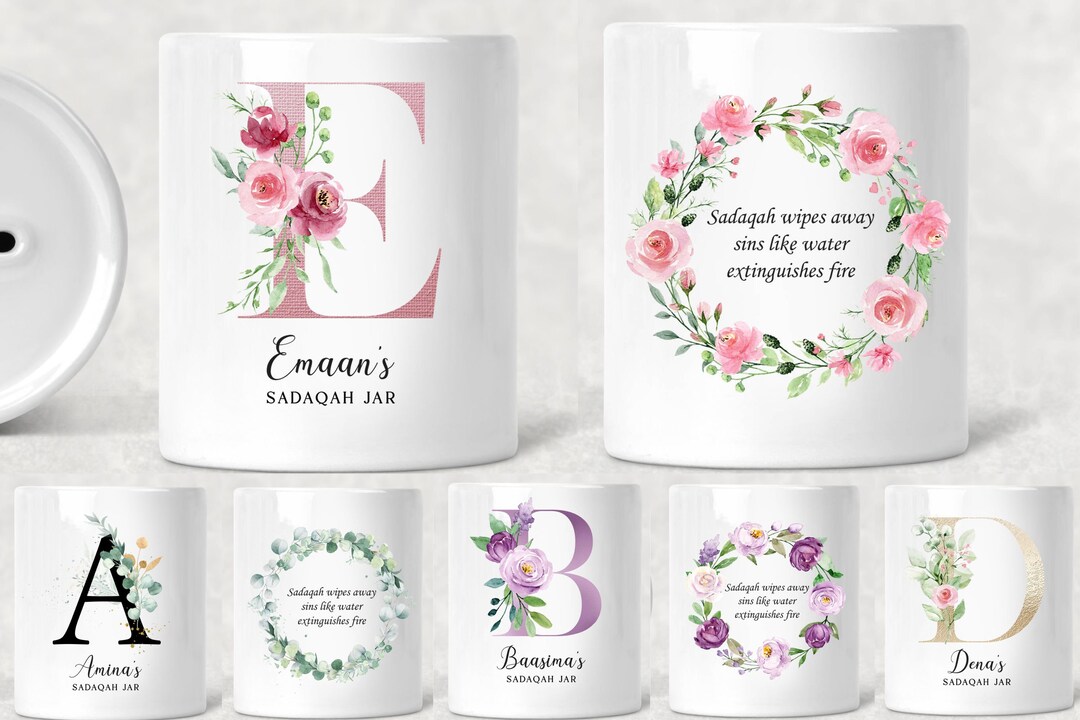Personalised Sadaqah Jar, Sadaqah Box, Money Box, Islamic Gifts, Eid ...