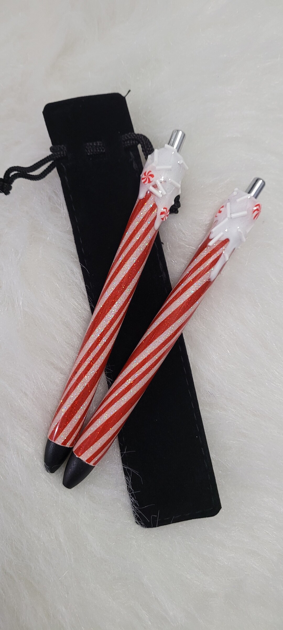 Candy Cane Inspired Christmas Holiday Candy Drip Refillable Gel Pen - Etsy