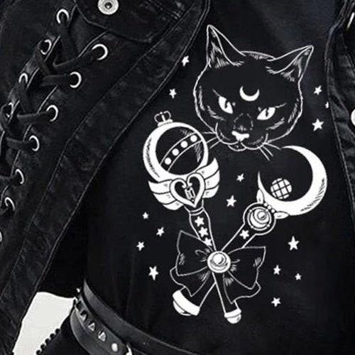 Sailor Moon Shirt Harajuku Clothing Kawaii Clothing Anime Etsy