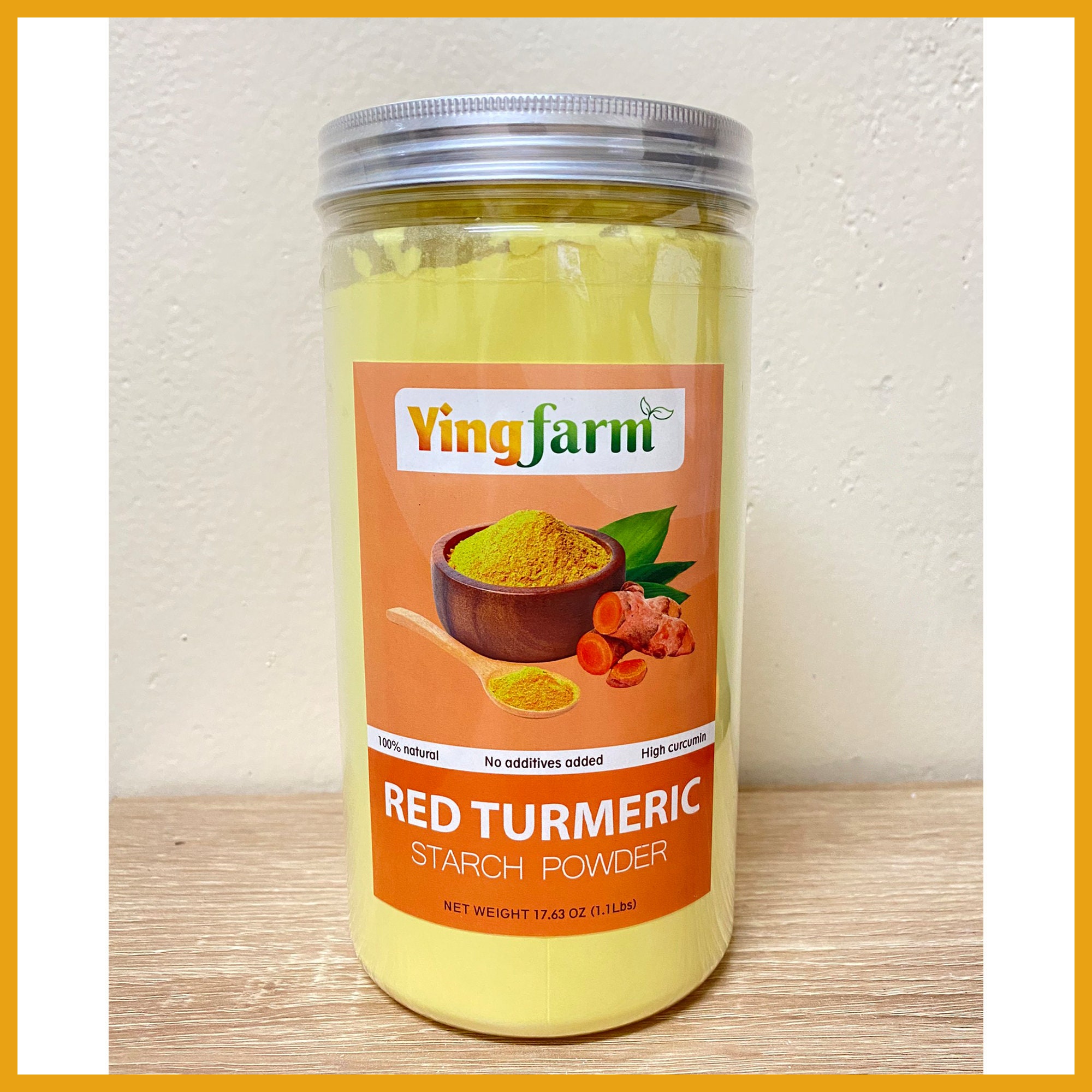 Yingmart 17.63oz (1.1lbs) Turmeric Starch Powder | 100% Pure Medicinal ...