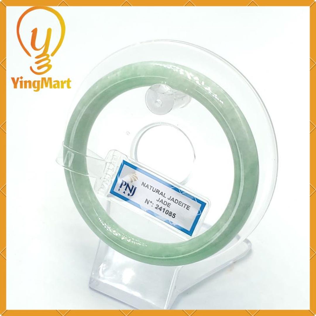 Yingmart 50mm PNJ Certified Natural Color Green White to Green Natural ...