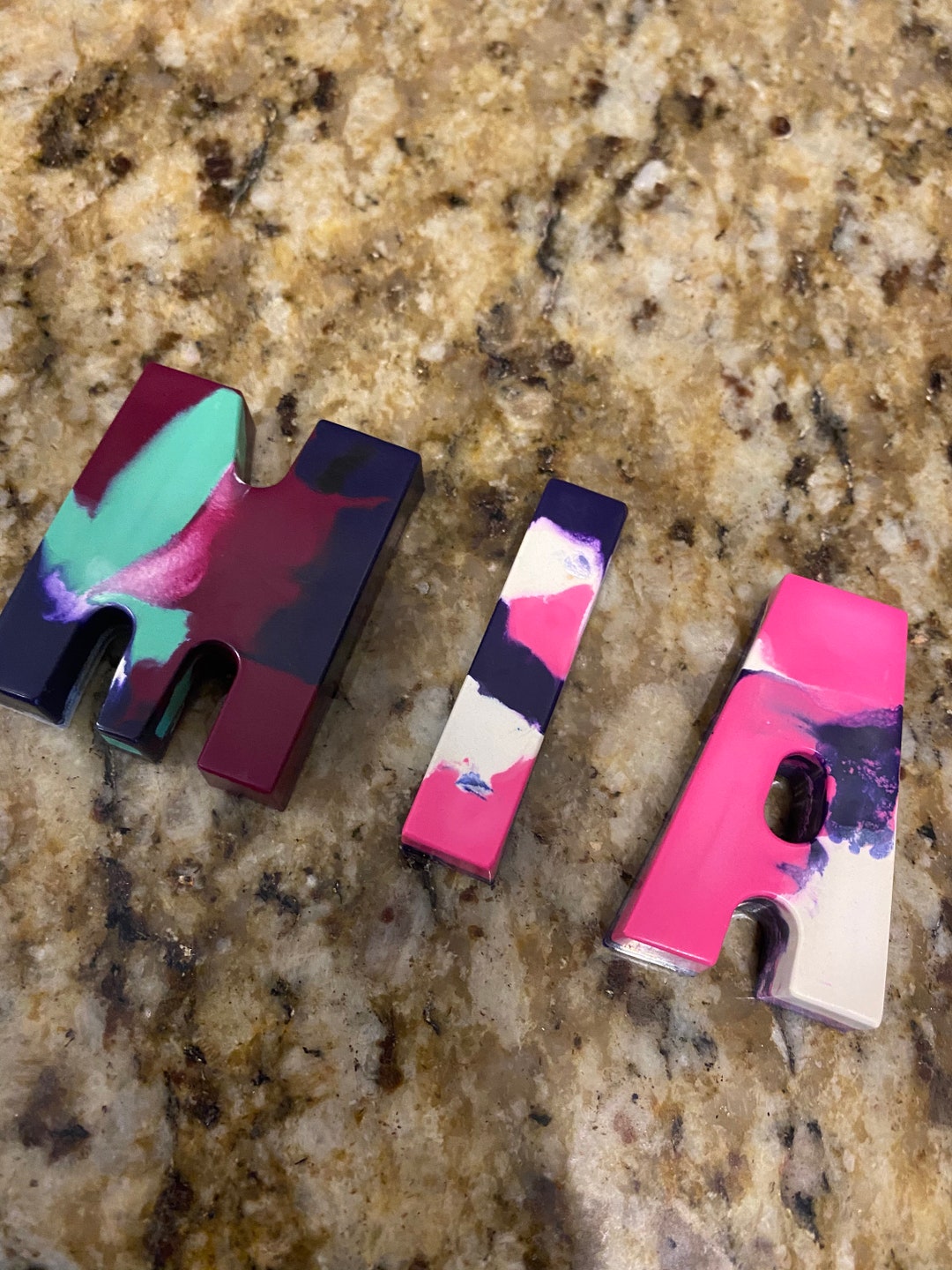 Letter Crayons - Etsy
