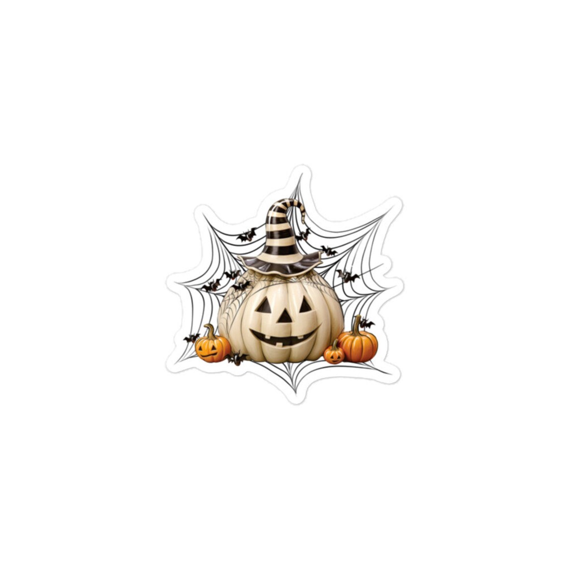 Jack-o-lantern Sticker - Etsy