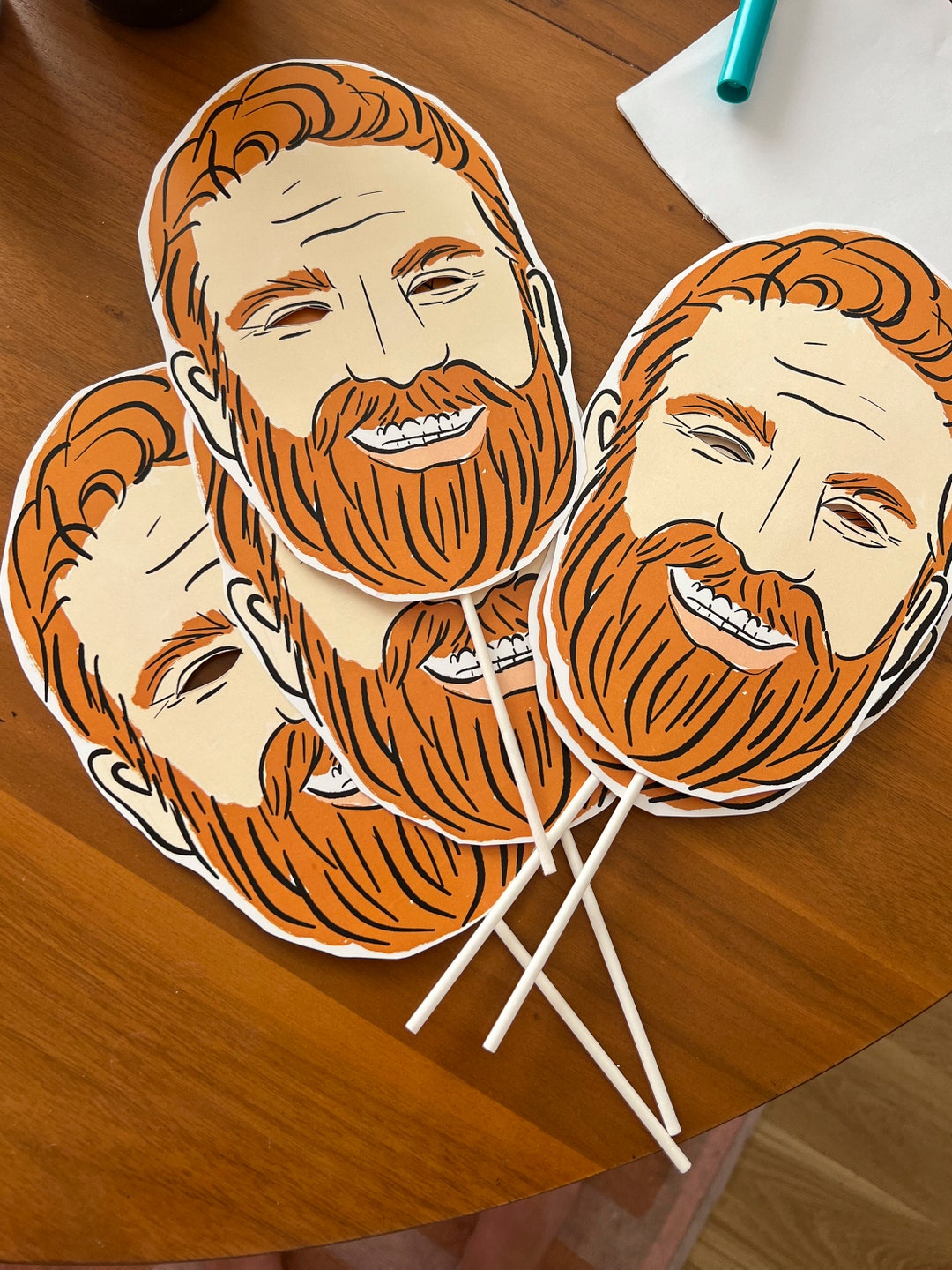 Custom Paper Face Masks (great for Parties, Events, Photo Shoots) - Etsy