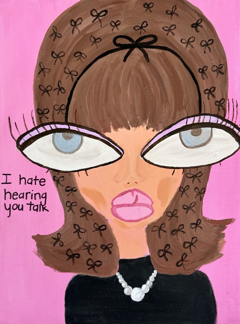 Angry Girl Poster - Etsy