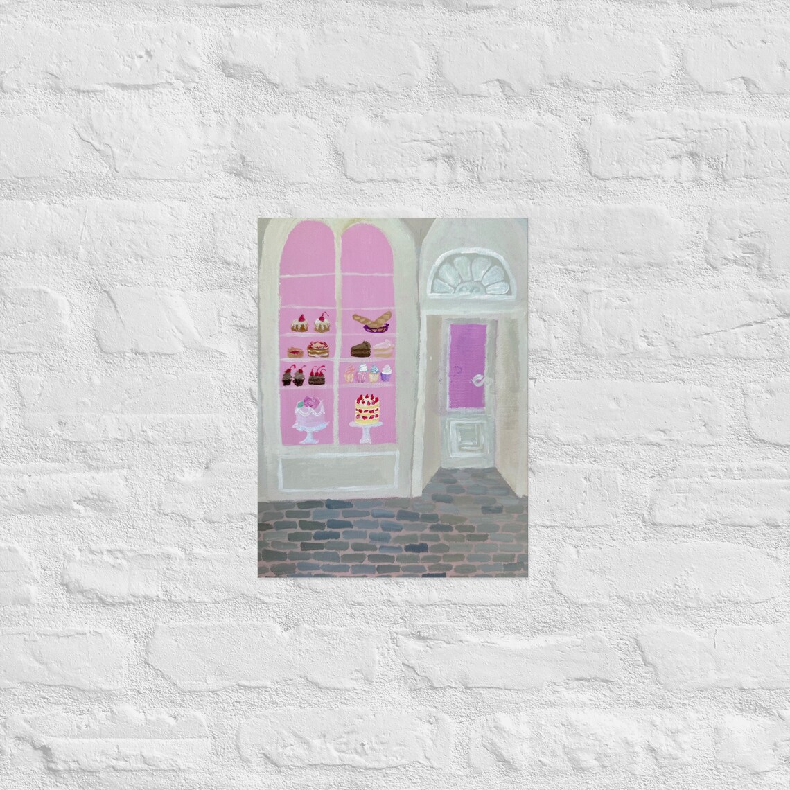 Cute French Bakery Poster - Etsy