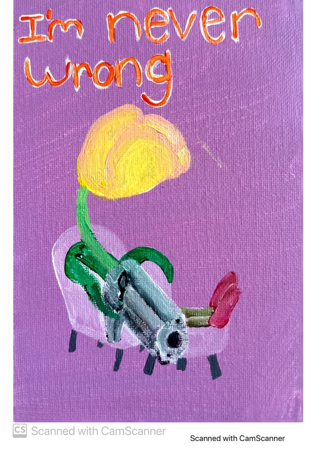 Im Never Wrong Tulip Poster - Etsy