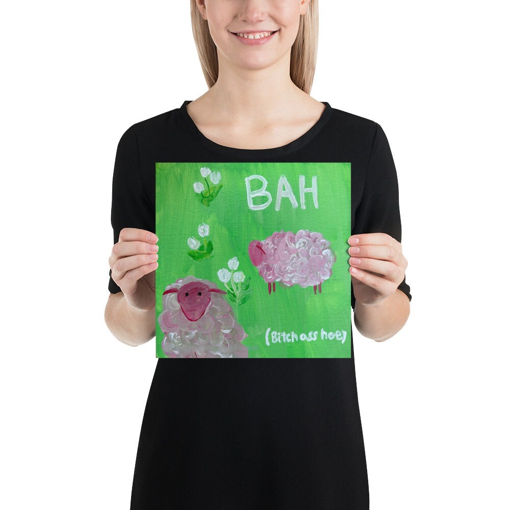 Sheep BAH Poster - Etsy