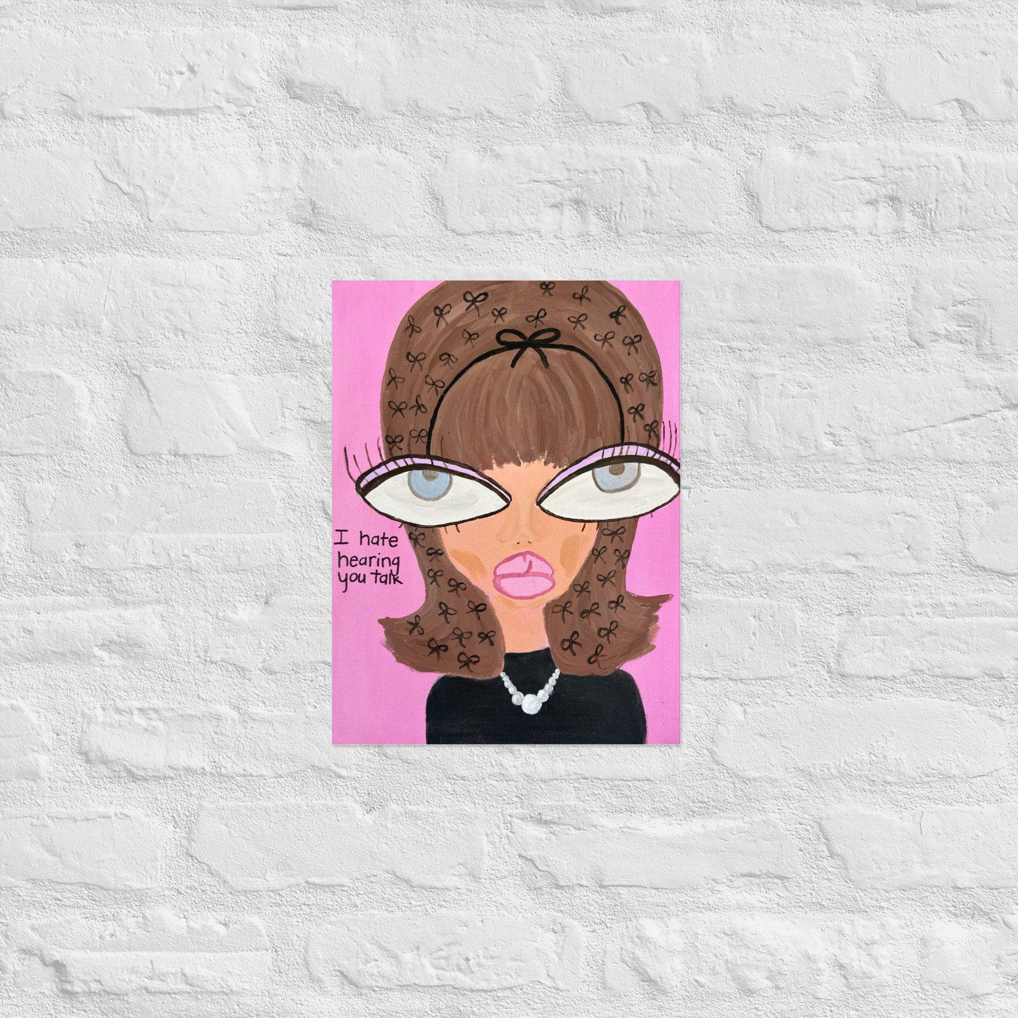 Angry Girl Poster - Etsy