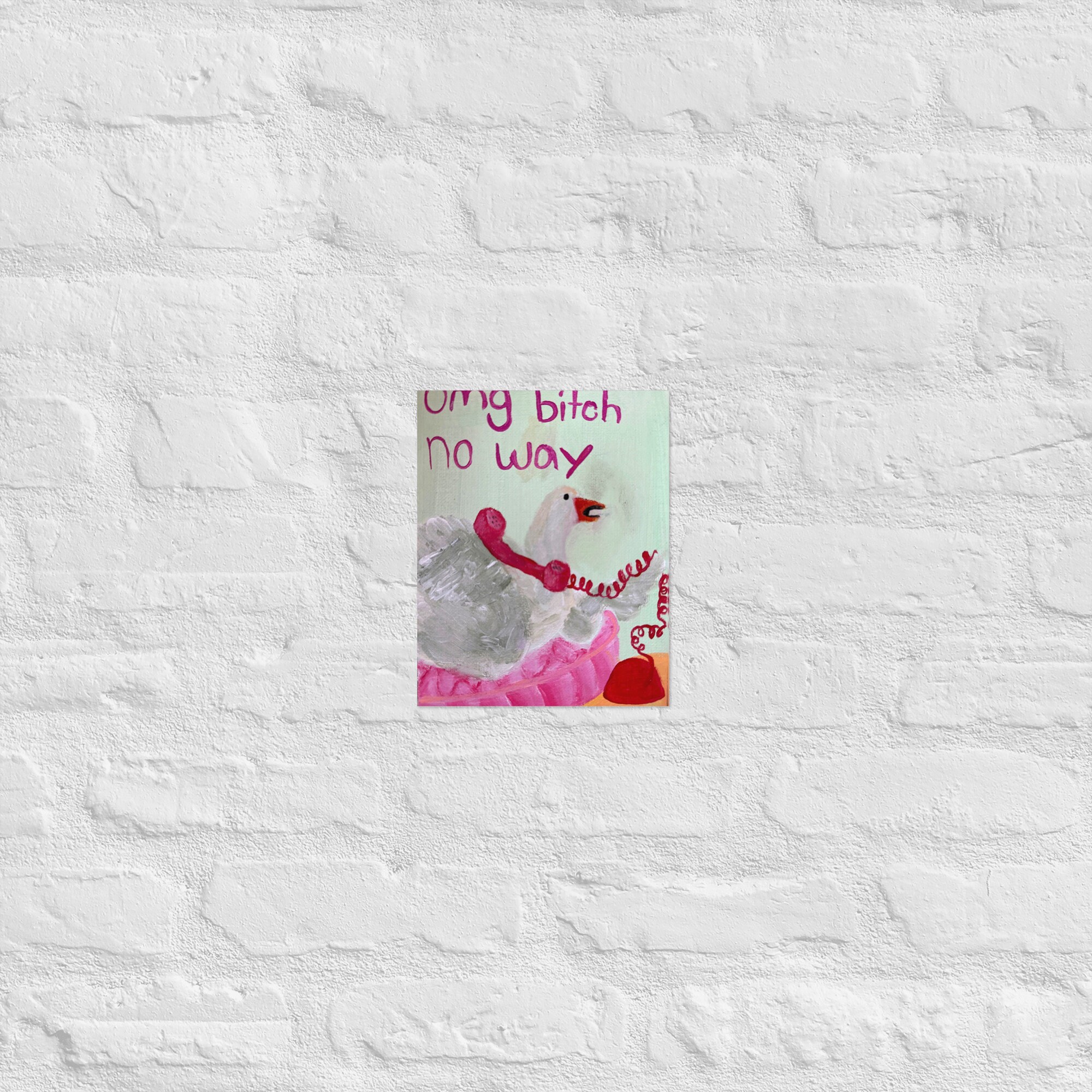 Gossip Goose Poster - Etsy