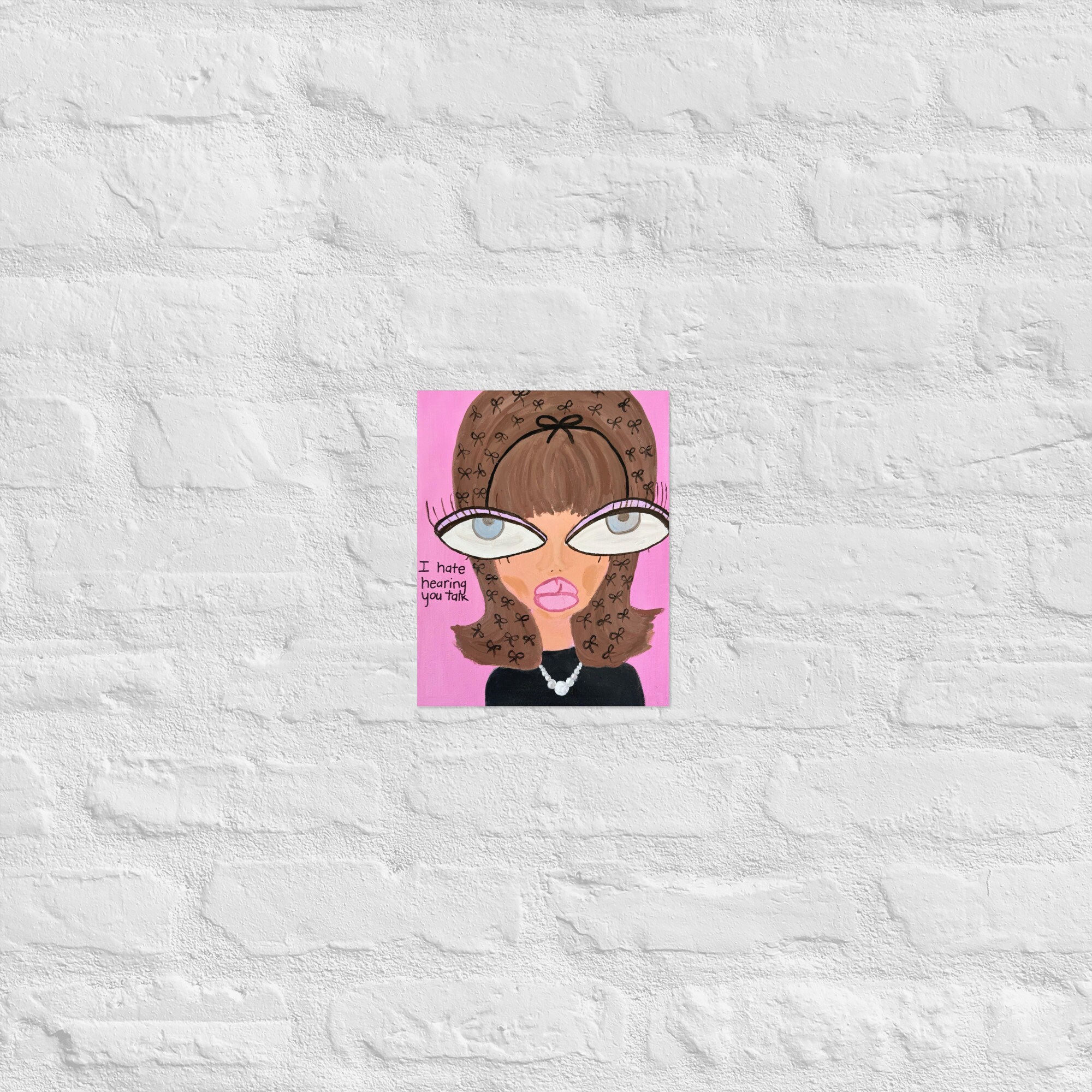Angry Girl Poster - Etsy