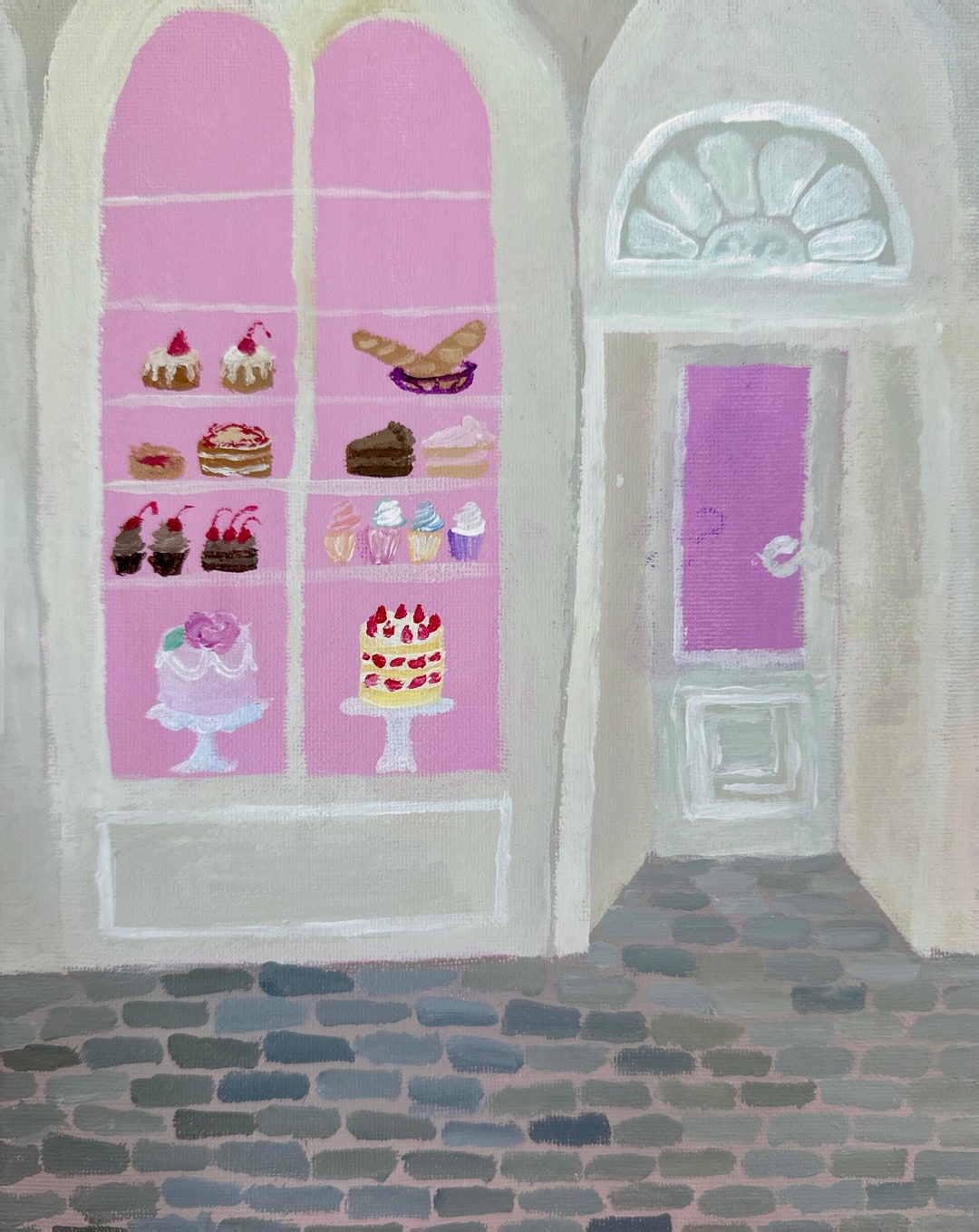 Cute French Bakery Poster - Etsy