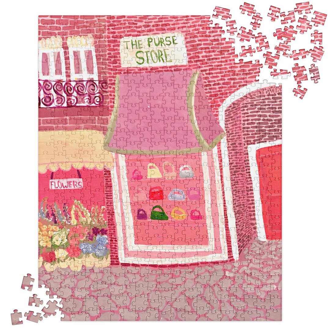 The Purse Store Jigsaw Puzzle - Etsy