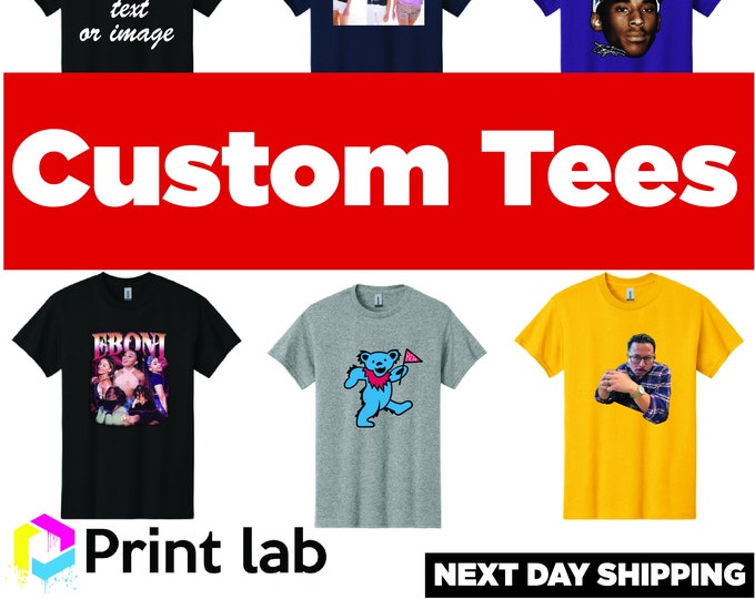 CUSTOM TEES Personalized for Any Occasion Unisex-women-kids - Etsy