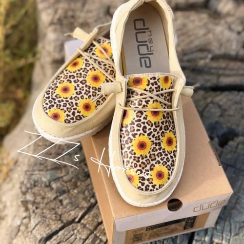 ORIGINAL DESIGN Hey Dude Beaded Shoes Cream Aztec Design - Etsy