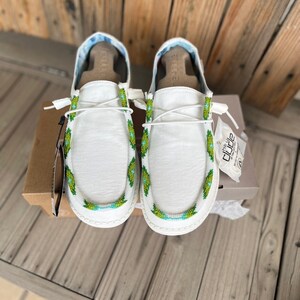 Custom Beaded Hey Dudes - Etsy