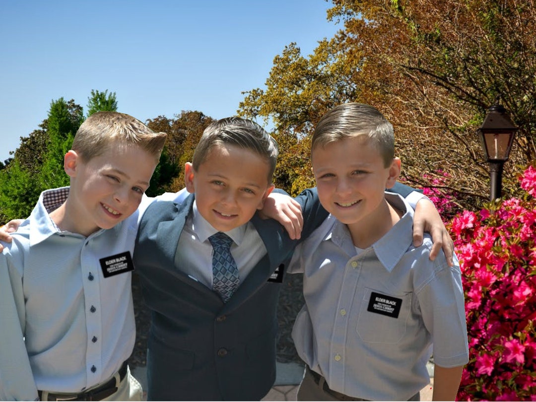 Custom Editable LDS Missionary Tags for Avery 6873 Stickers - Etsy