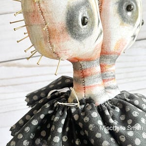 Pinnie Twinnie’s Conjoined Twins Pinhead Doll~handmade OOAK Creepy Art ...