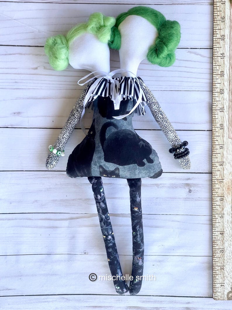 Meow Conjoined Twins Pinhead Doll~handmade OOAK Creepy Art Doll by ...
