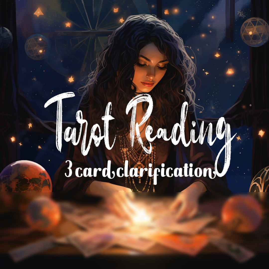 Spiritual Guidance Tarot Reading 3 Card Spread for Clarification or ...