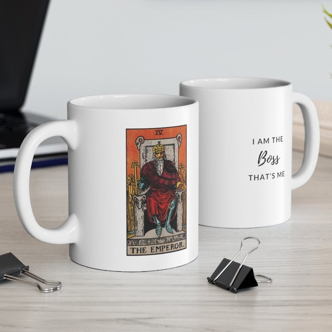 The Emperor Tarot Mug - Etsy