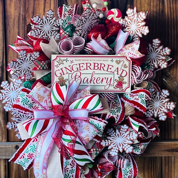 Christmas Wreath Gingerbread - Etsy