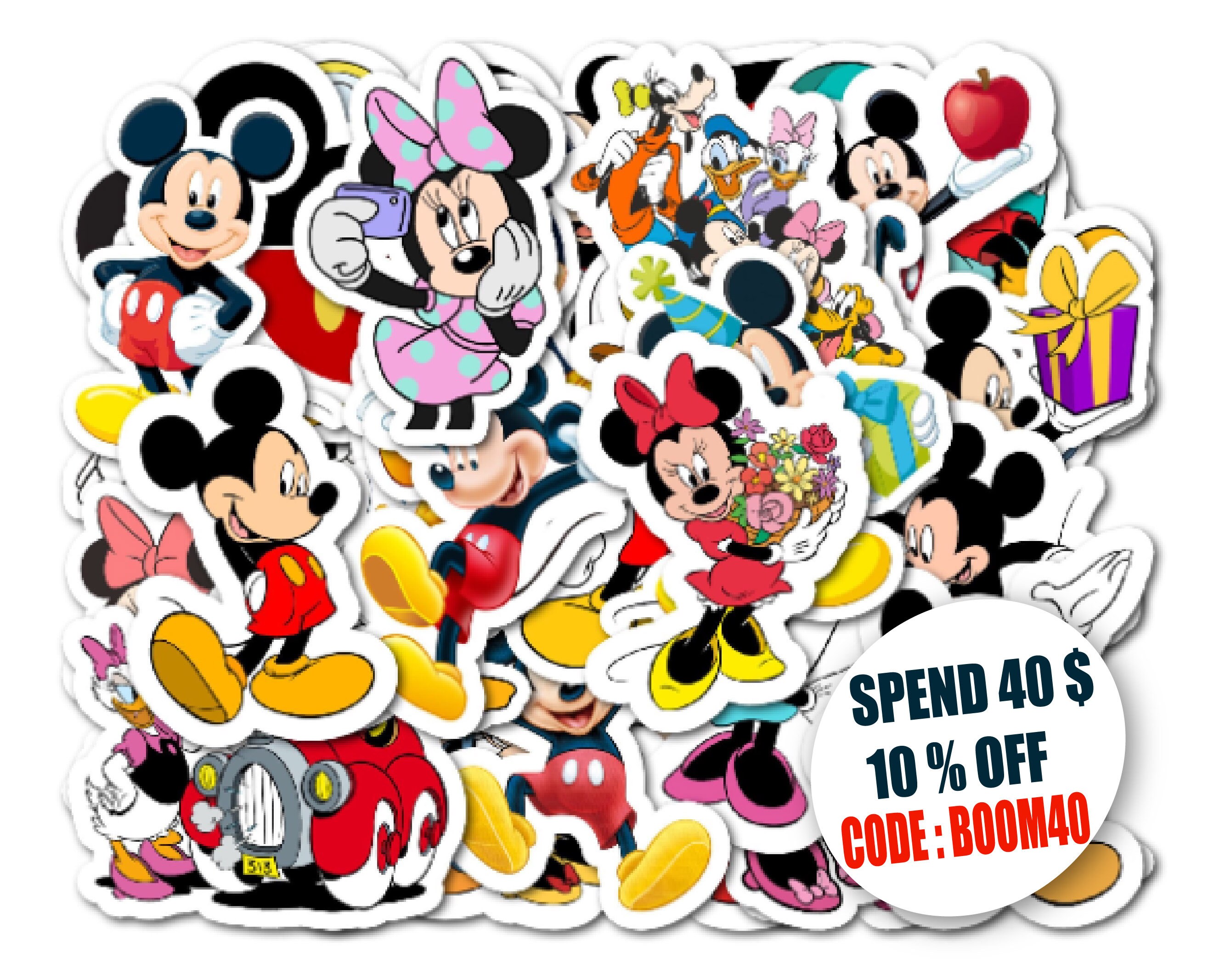 Mickey Mouse Sticker Pack | Etsy