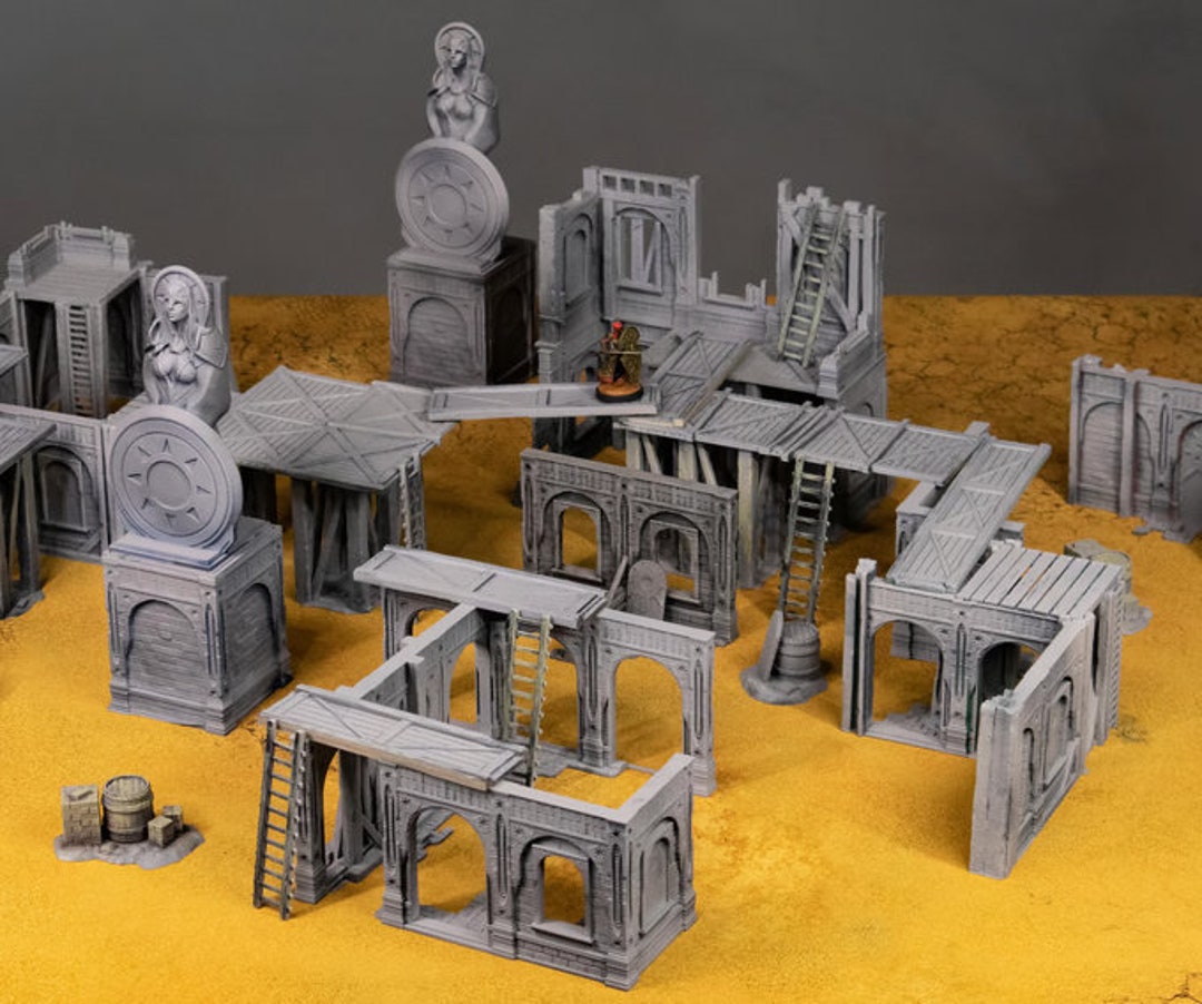 Construction Site Buildings Tabletop Scenery and 40k and Warhammer ...