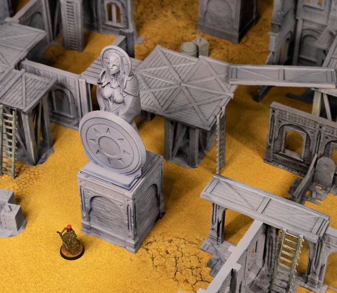 Construction Site Buildings Tabletop Scenery and 40k and Warhammer ...