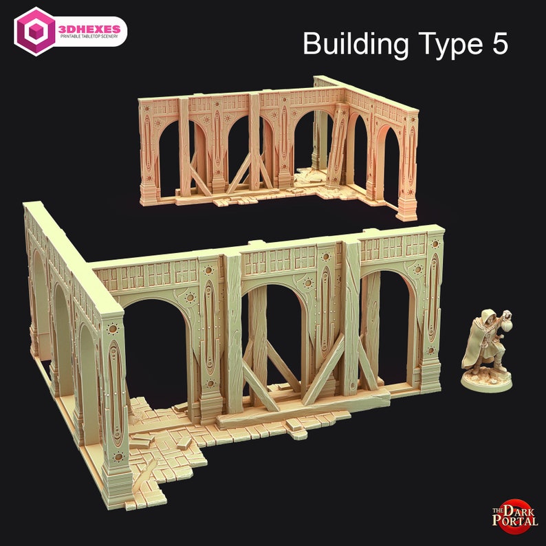 Construction Site Buildings Tabletop Scenery and 40k and Warhammer ...