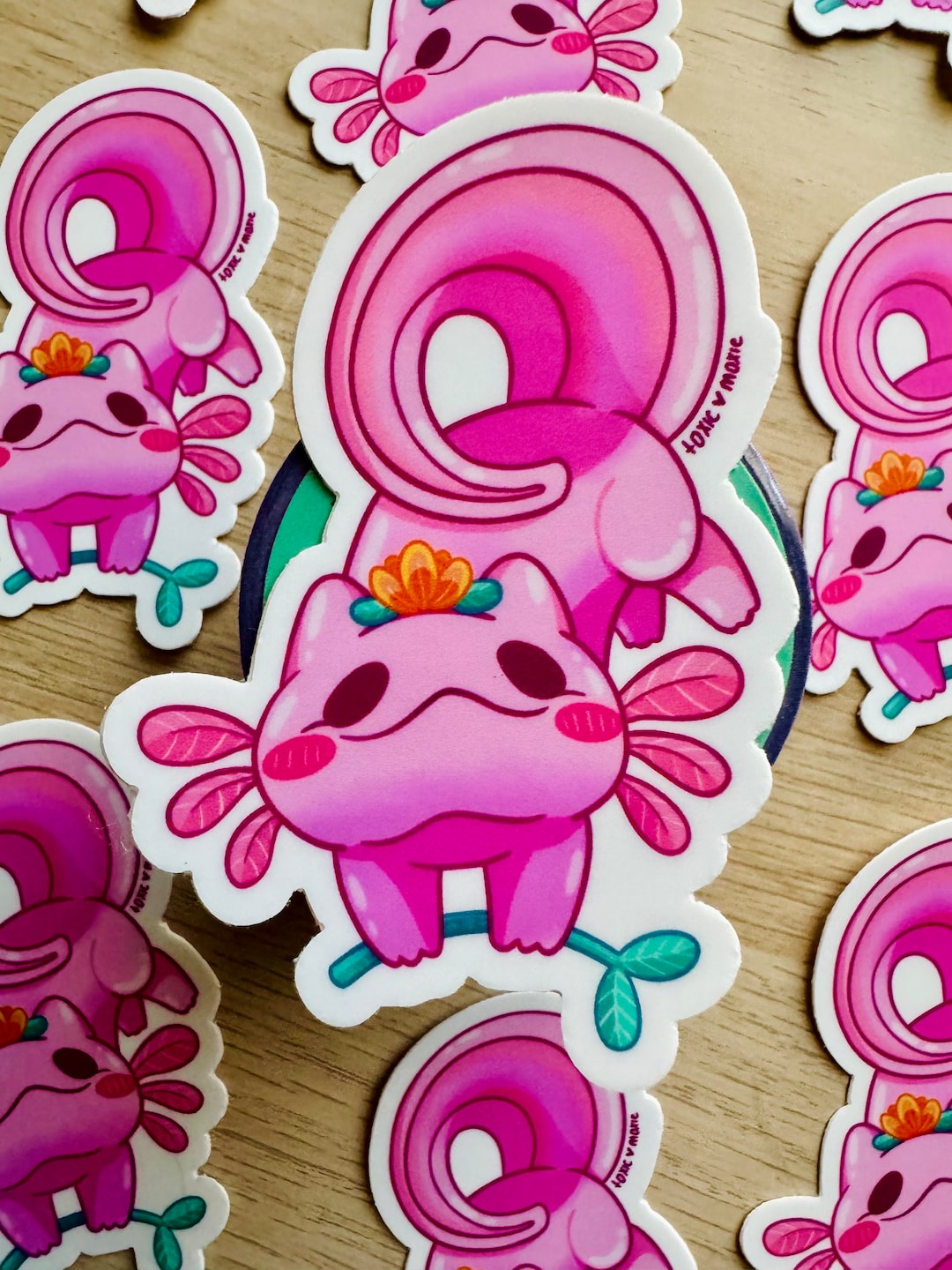 Axolotl Kitty 2 Vinyl Sticker Decal - Etsy