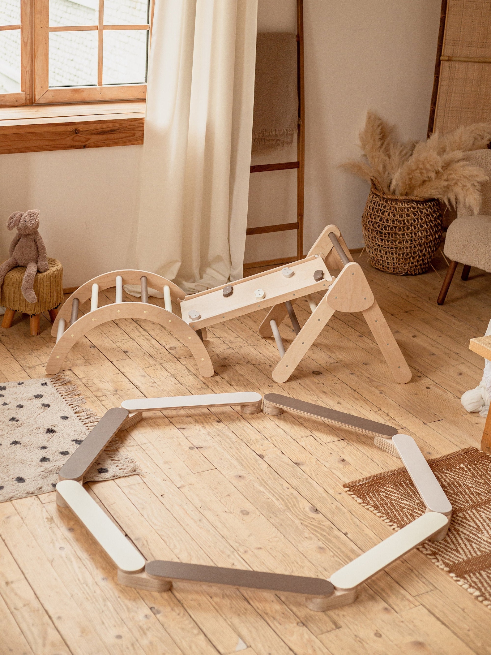 Montessori Balance Beam, Balance Board, Balance Beam Kids, Kid Toy ...