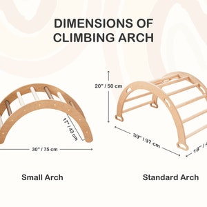 Montessori Set of Three Items, Climbing Triangle Climbing Arch Climbing ...
