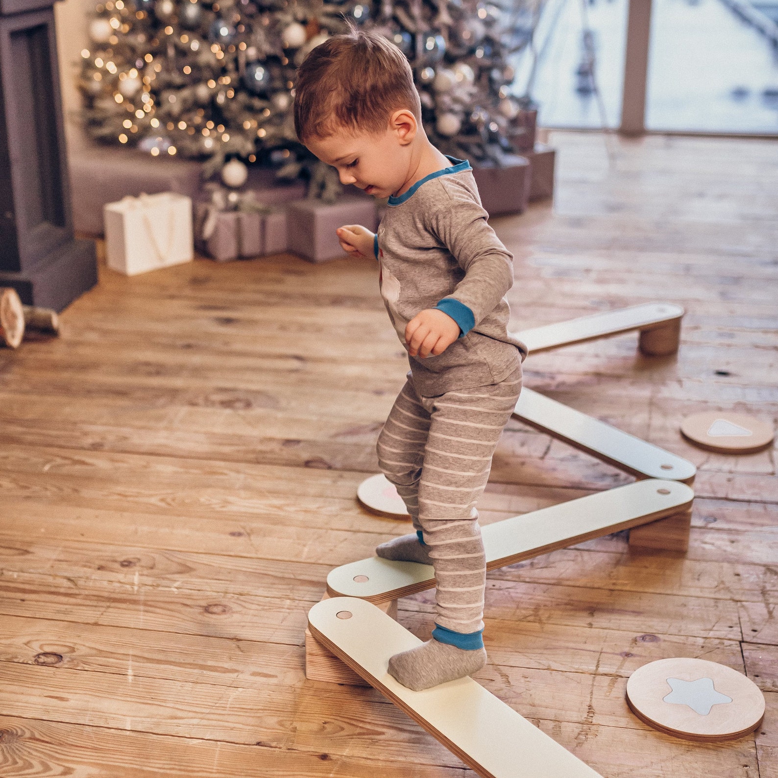 Set of 2 Items Balance Beam Montessori Toy Toddler Gift | Etsy