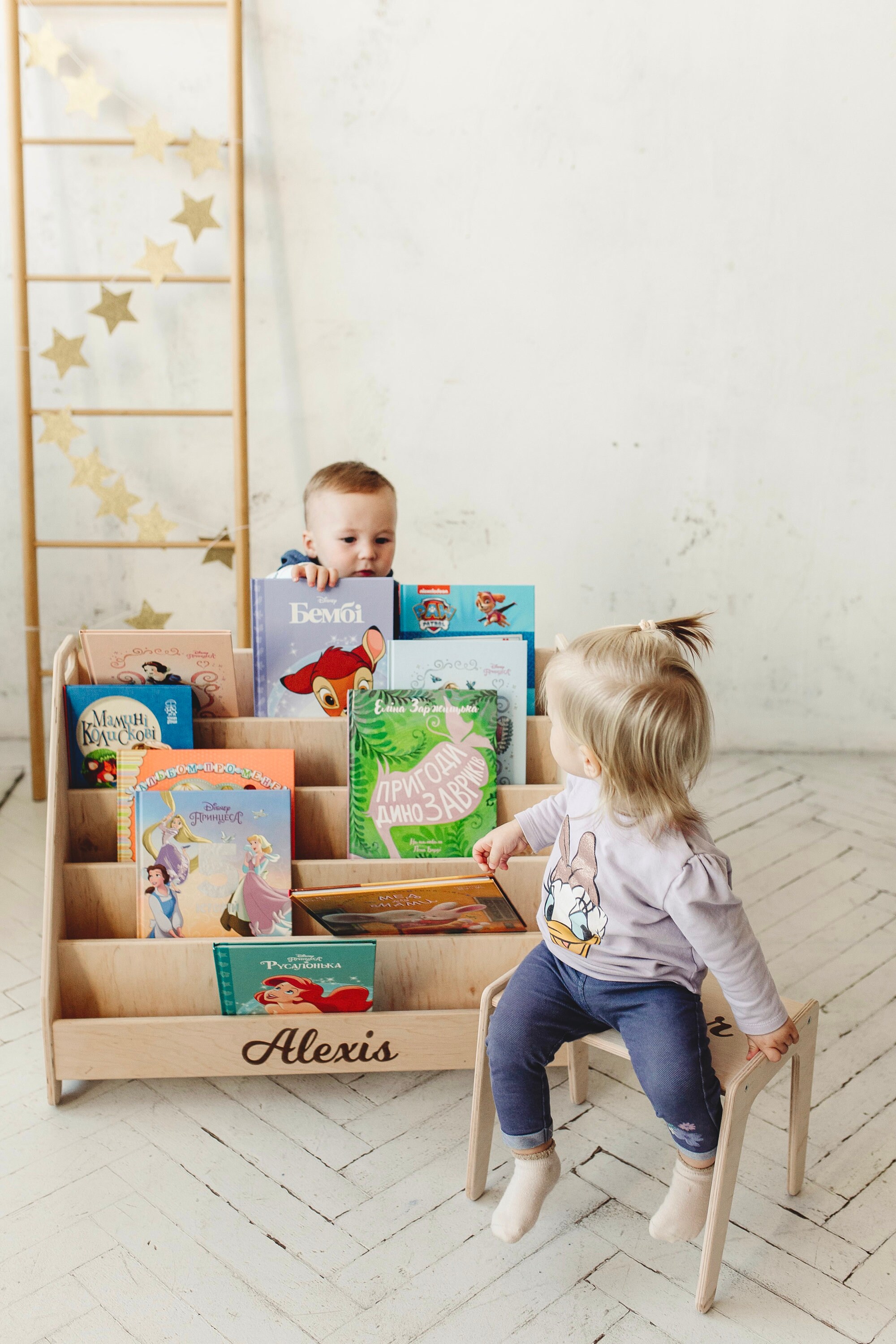 Large Montessori Bookshelf Kid Bookshelf Montessori Shelf - Etsy