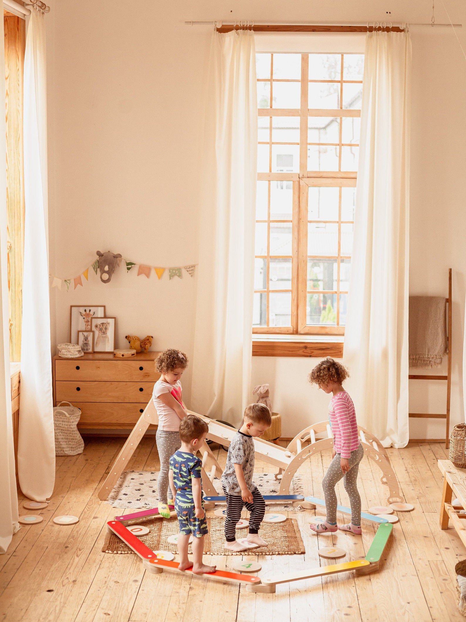 Montessori Balance Beam Balance Beam Kids Montessori Toy | Etsy