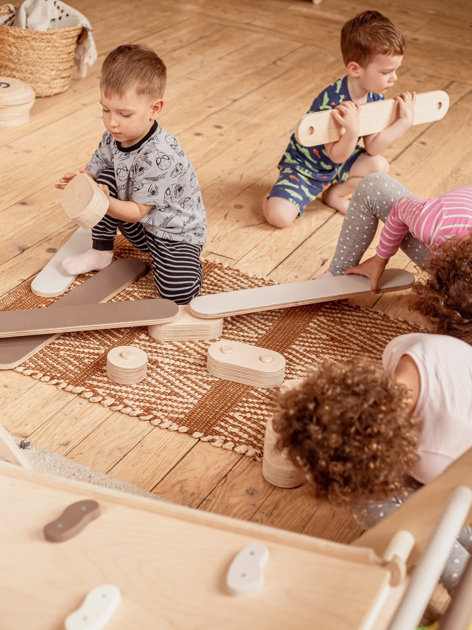 Montessori Balance Beam, Balance Board, Balance Beam Kids, Kid Toy ...