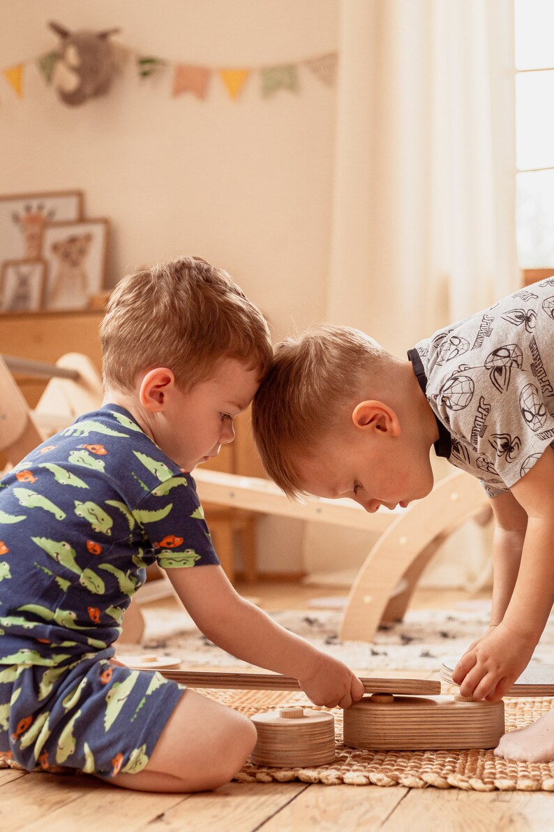 Balance Beam Wooden Balance Beam Balance Board Montessori - Etsy