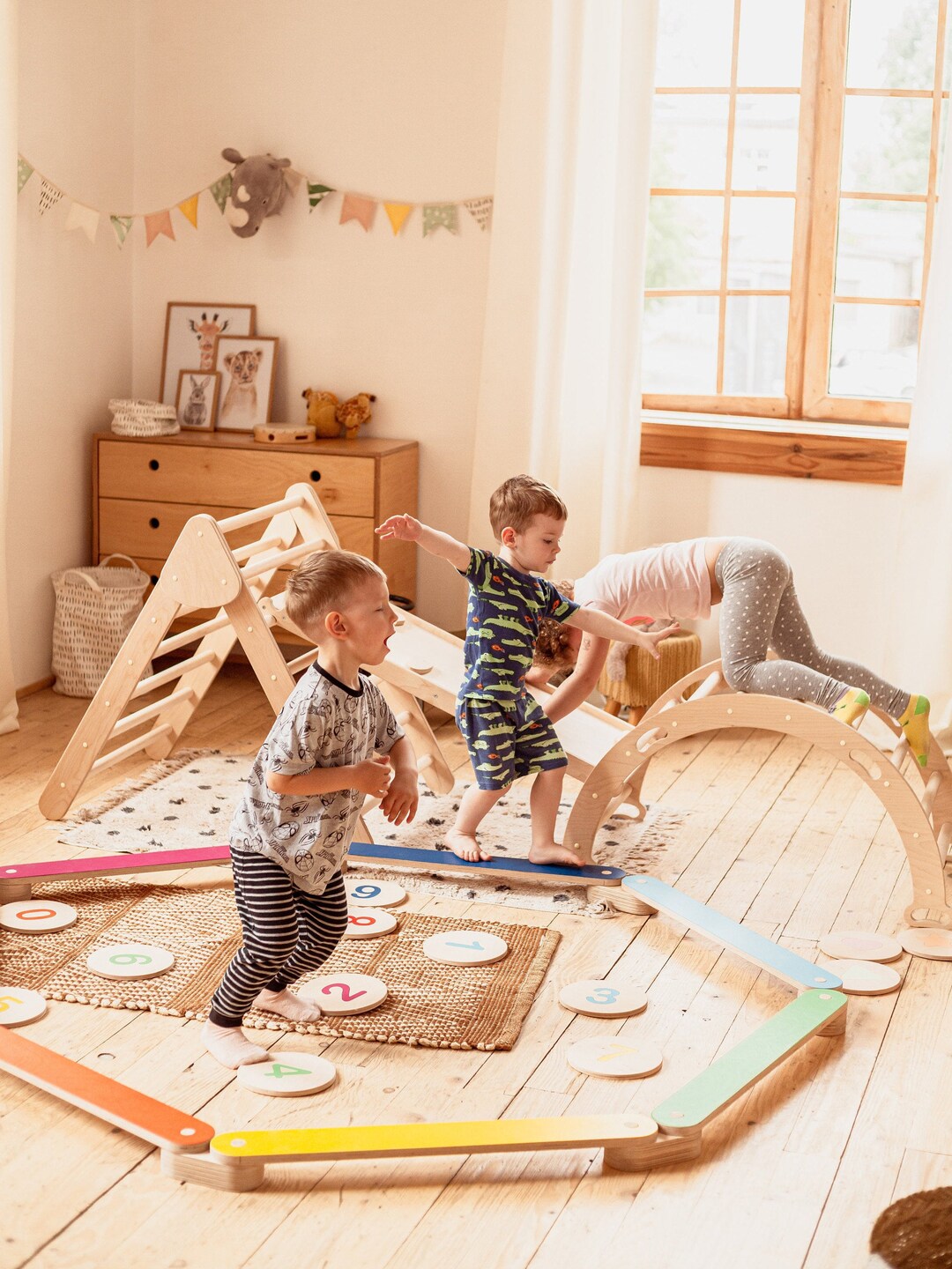 Montessori Balance Beam, Balance Board, Balance Beam Kids, Montessori ...