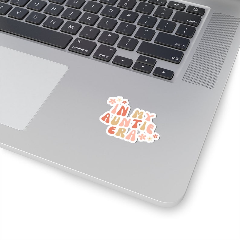 In My Auntie Era Retro Sticker | Aunt Life | Auntie Gifts | Aunt Retro ...