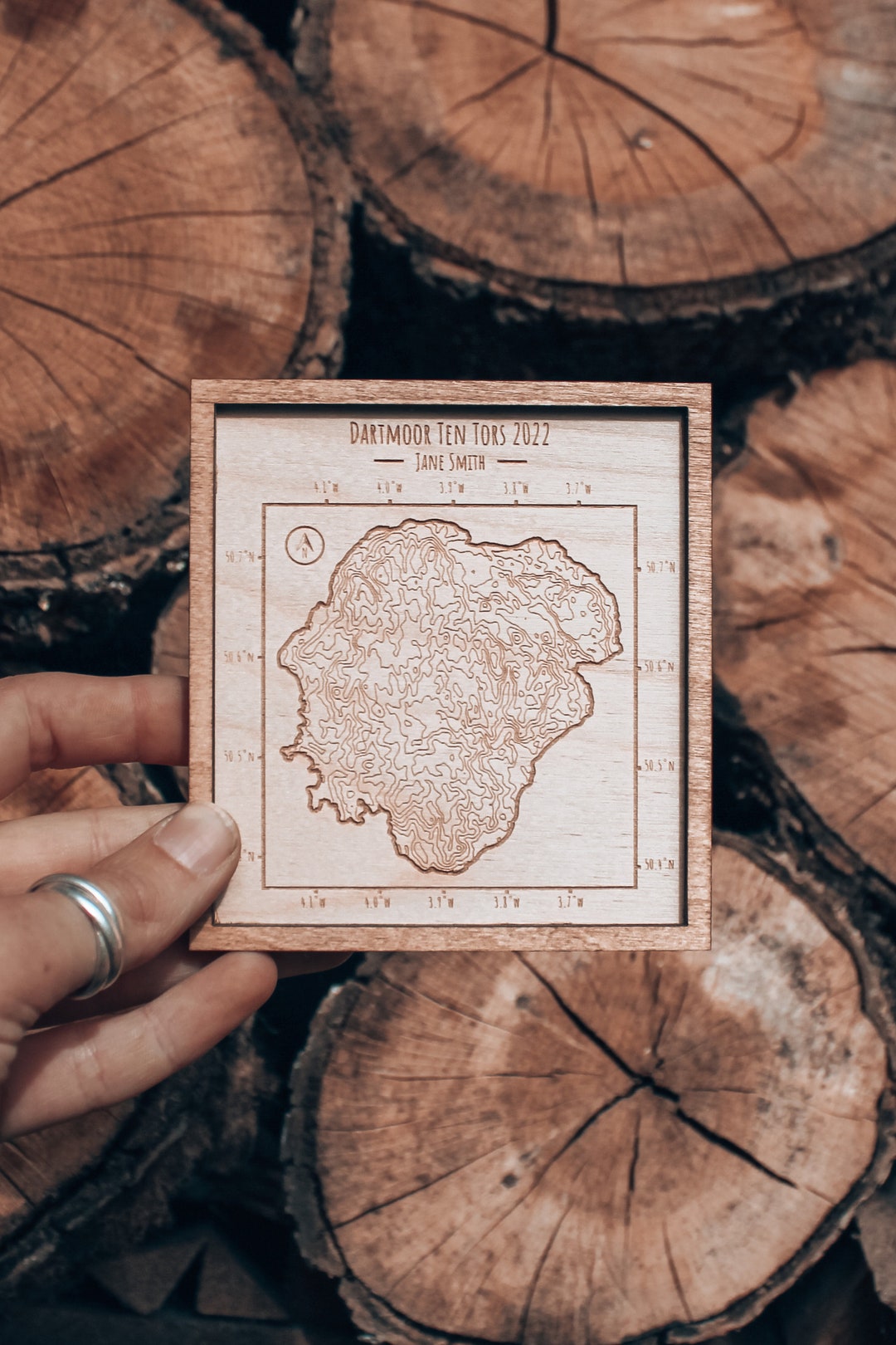 Personalised Ten Tors Map Dartmoor Ten Tors Challenge - Etsy